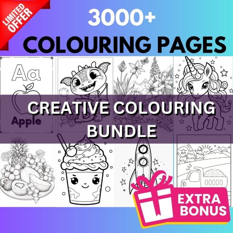3000+ Fun & Educational Colouring Pages for Kids – The Ultimate ...