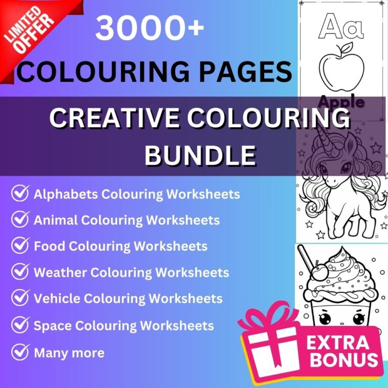 3000+ Fun & Educational Colouring Pages for Kids – The Ultimate ...